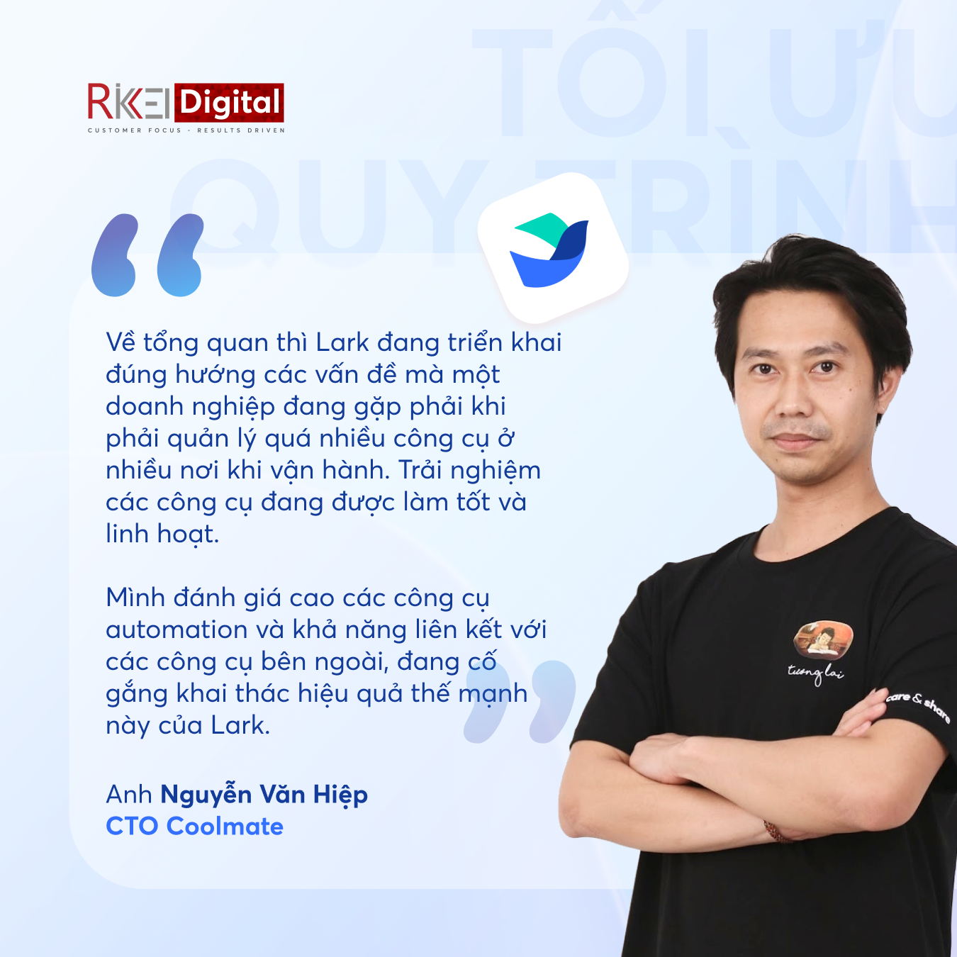 Lark x Coolmate: Tối ưu hóa chi phí và chuẩn hóa quy trình vận hành với ...