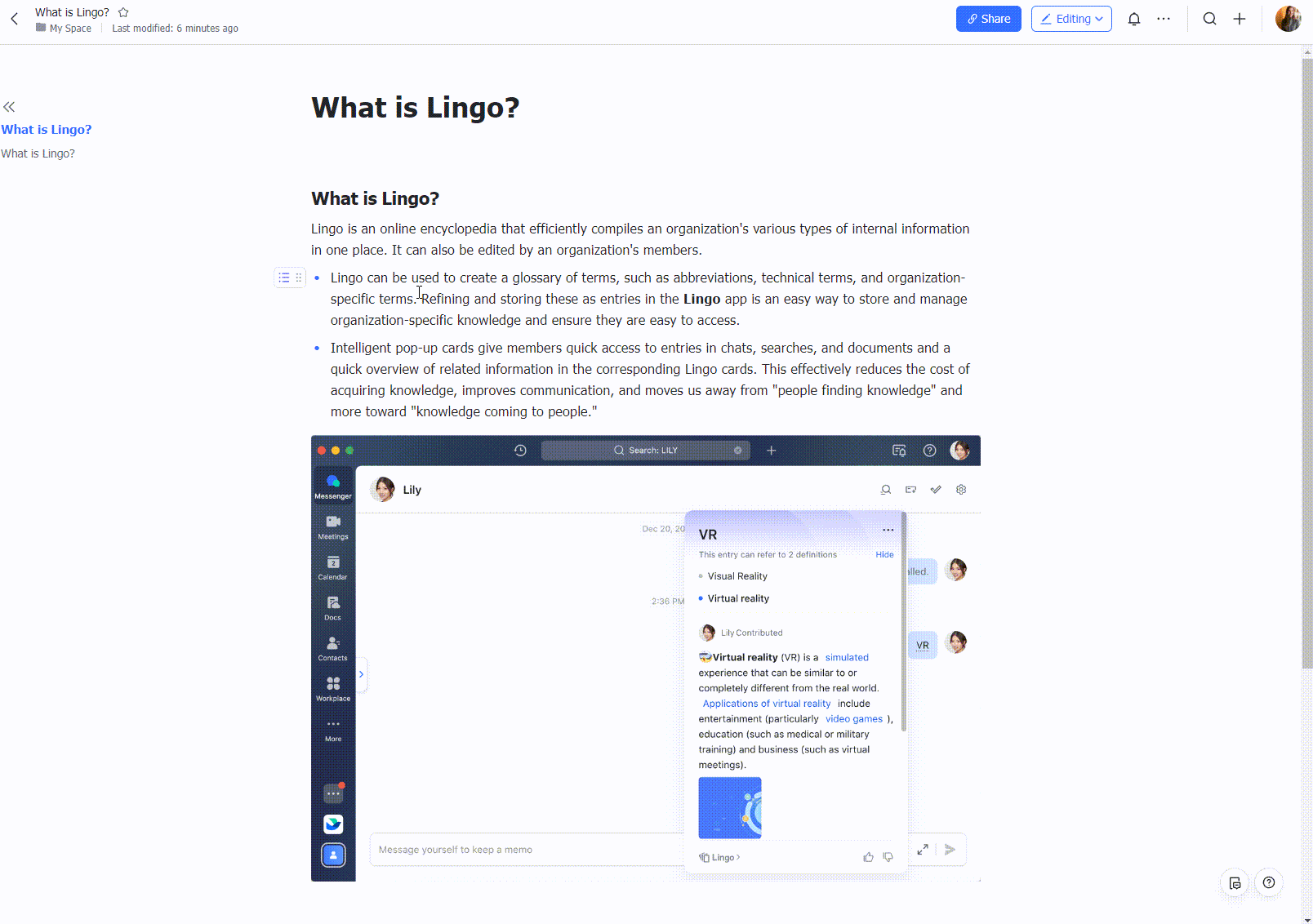 Lark Lingo - Thư viện từ điển bách khoa toàn thư dành cho mọi nhân viên