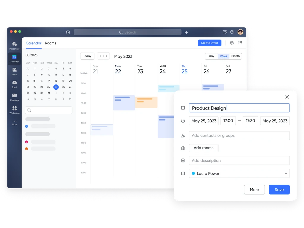 Lark Calendar - Trợ lý lịch trình số thông minh và hiệu quả